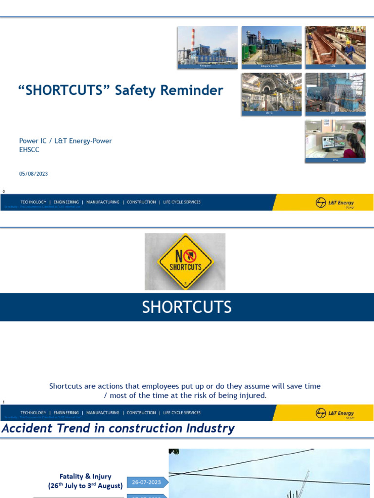 SHORTCUTS- Safety Leaflet | PDF | Occupational Safety And Health | Truss