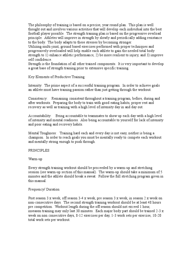 Florida Saq Program | PDF | Strength Training | Anatomical Terms Of Motion