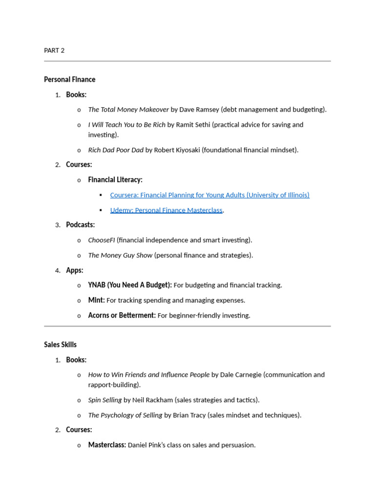 Target Skills | PDF | Investing