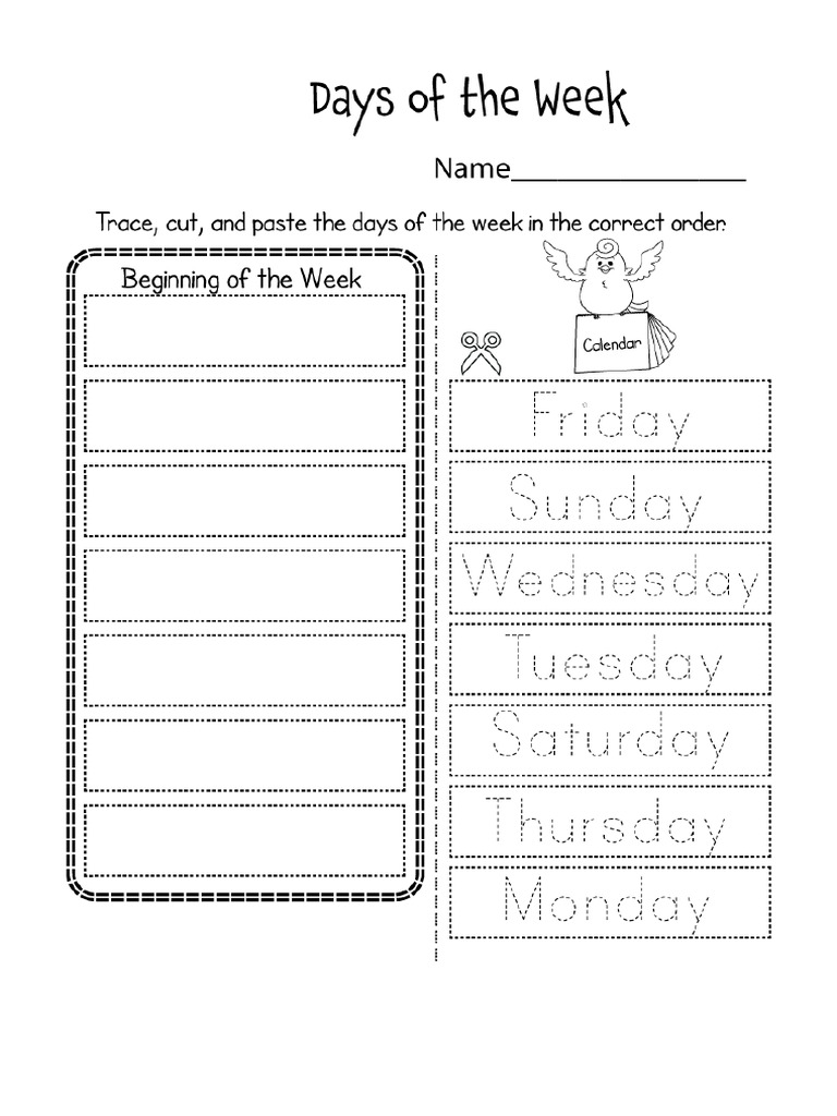 Days of The Week | PDF