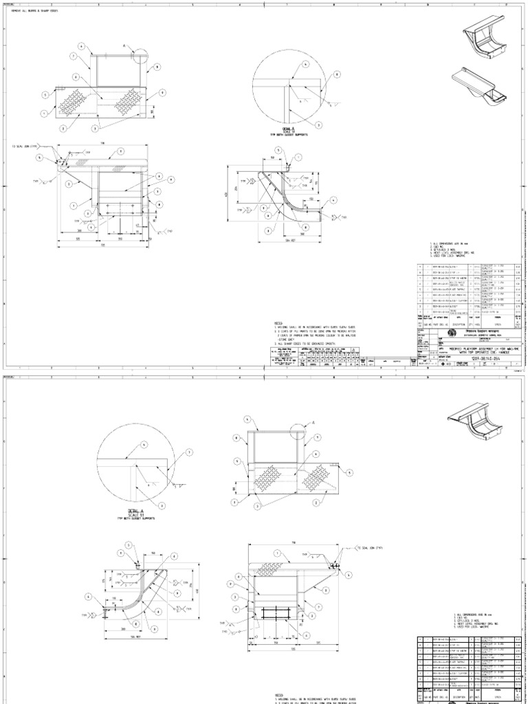 Drawing for Modified Platform Assly | PDF