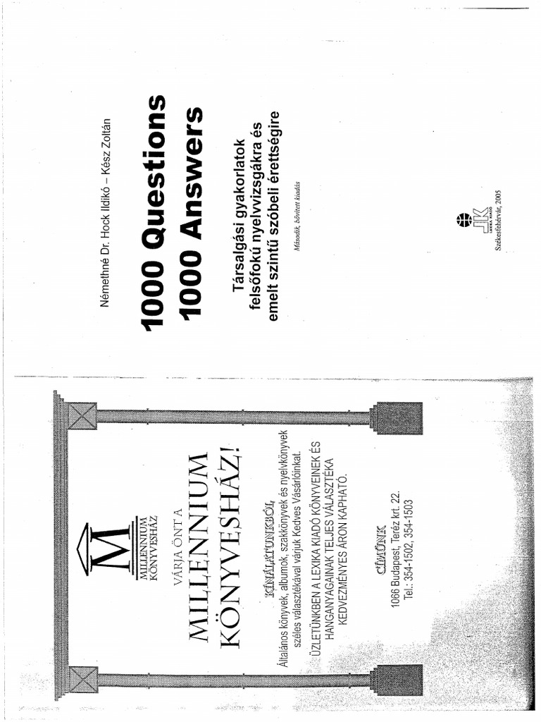 1000 Questions 1000 Answers2xy PDF | PDF