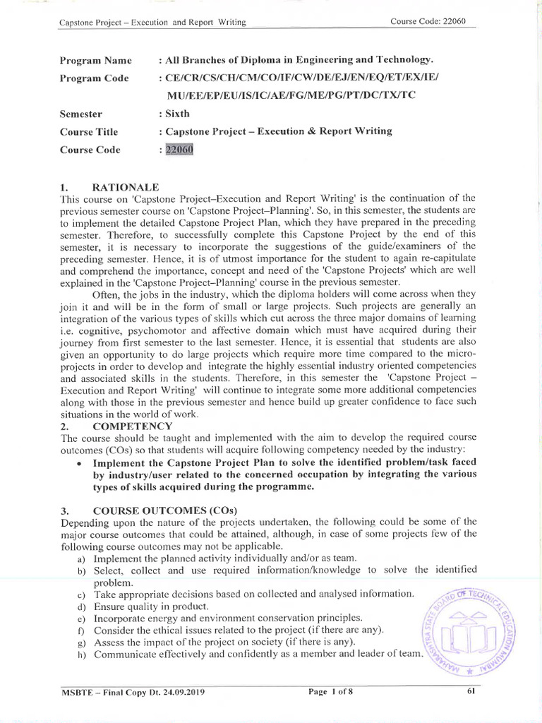 Capstone Project Execution | PDF