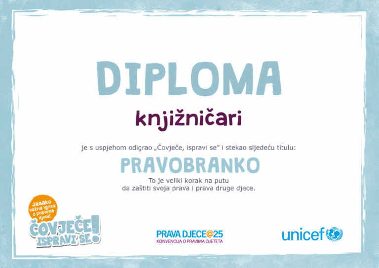 unicef_covjece_ispravi_se | PDF