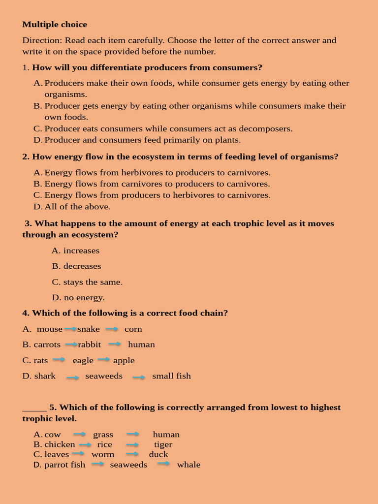 Short Quiz | PDF