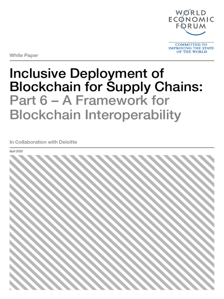 Blockchain Interoperability Framework | PDF | Interoperability | Cloud Computing