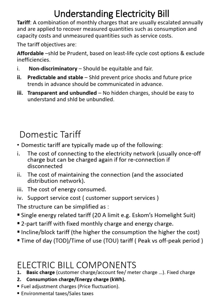 Fixed Charges in Electricity Bills Explained | PDF | Demand | Electricity