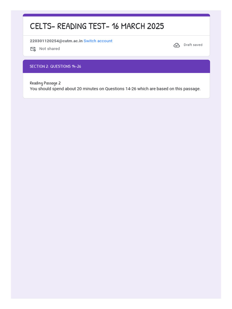 CELTS- READING TEST- 20 to 26 | PDF | Homeopathy | Therapy