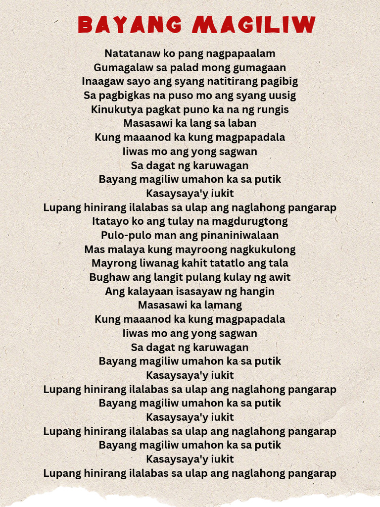 Bayang Magiliw | PDF