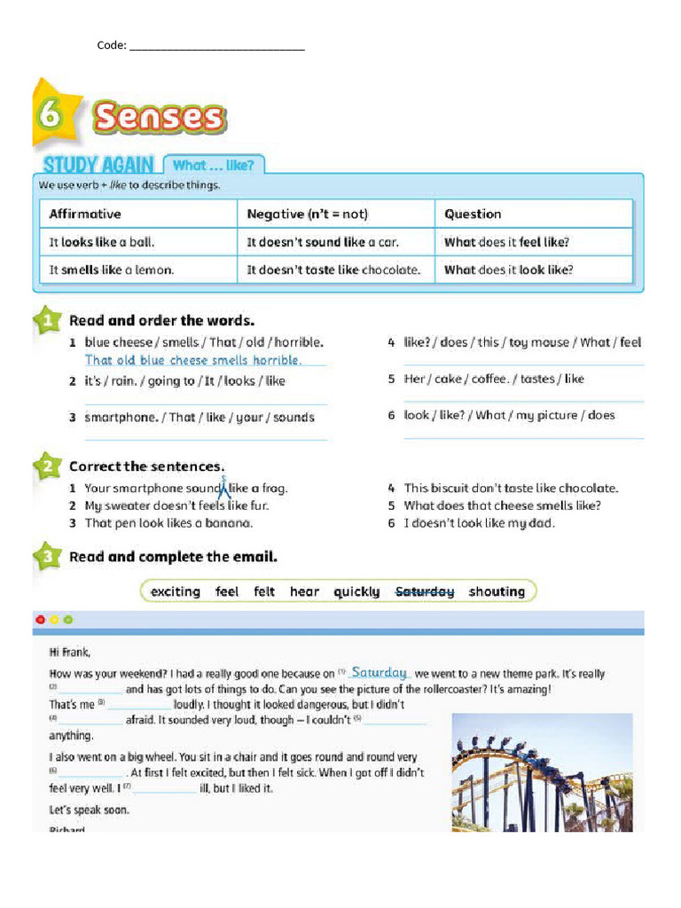 Repaso U6 grammar | PDF