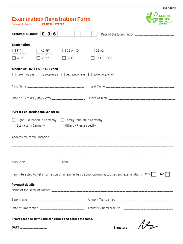 Examination Appication Form 20242024 (NIKHIL) | PDF | Identity Document