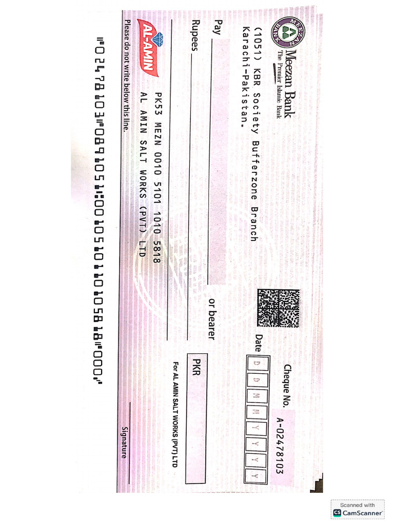 PDF Cheque | PDF