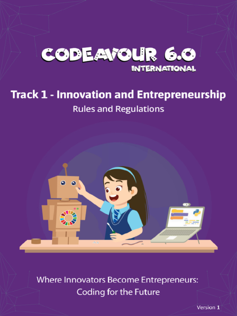 Track 1 Rules and Regulation Codeavour 6.0 International V1 | PDF ...