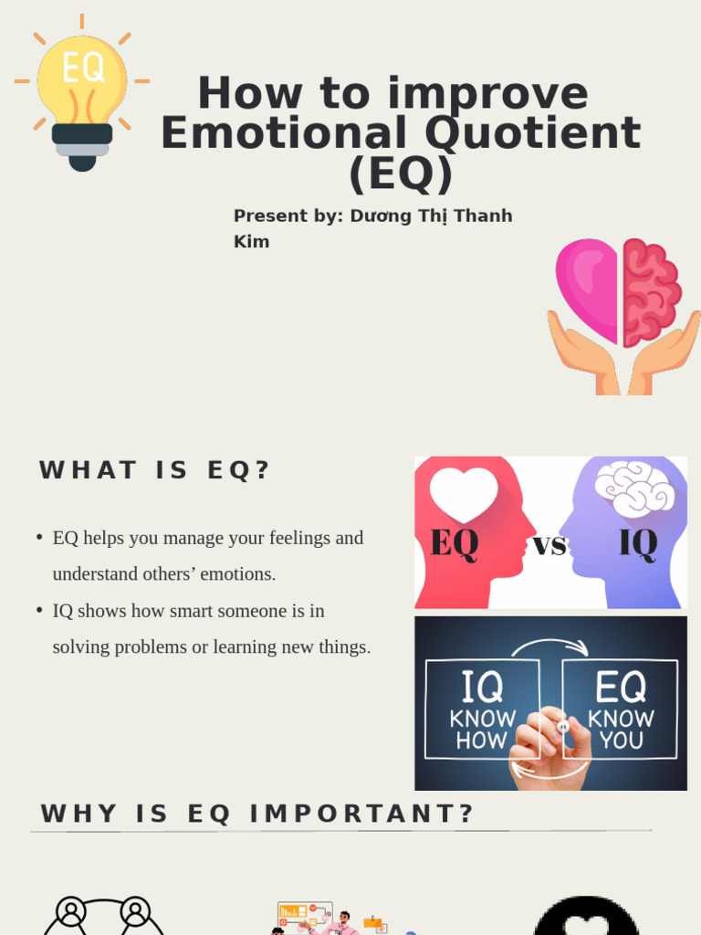 How To Improve Emotional Quotient (EQ) | PDF