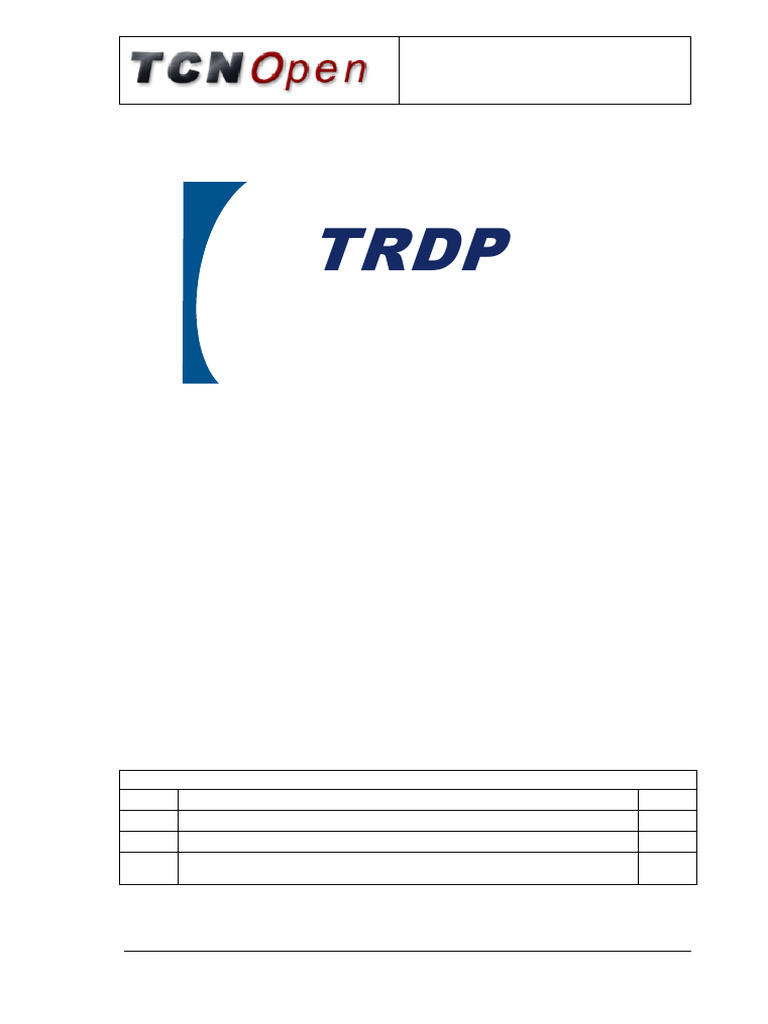 TCN-TRDP2-D-BOM-011-18 - TRDP User's Manual | PDF | Computing | Computer Programming