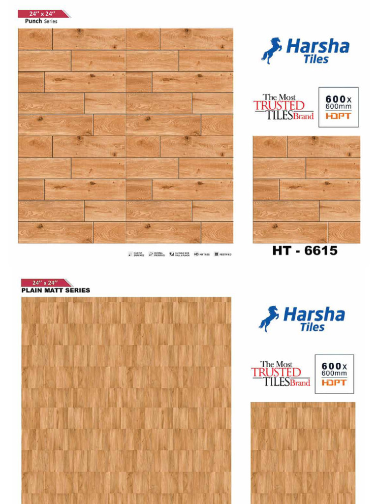 Harsha 600 X 600 Wooden GVT | PDF