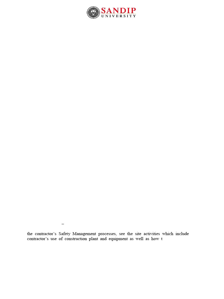 Visit To Ongoing Canteen Building Construction Site Sandip Foundation Nashik | PDF