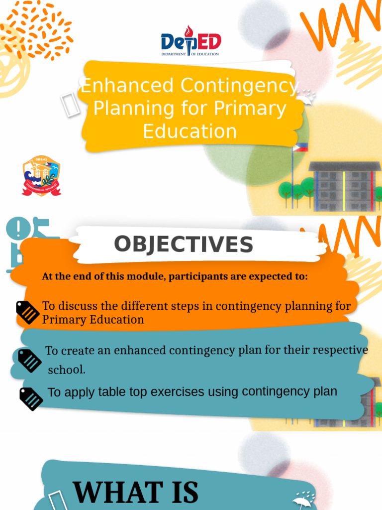Contingency Planning for Primary Education | PDF | Emergency Management