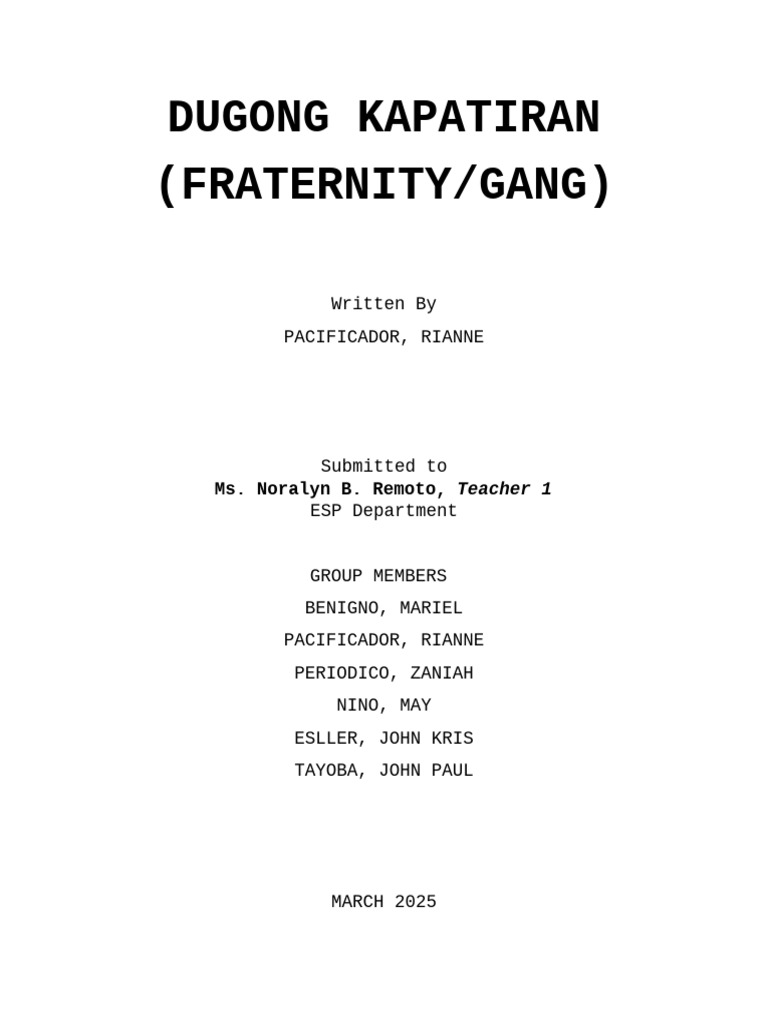 Lesson-1 Advocacy Script-Format | PDF