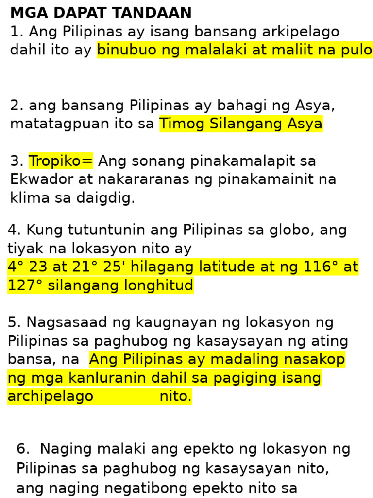 q1 AP Lesson Review | PDF