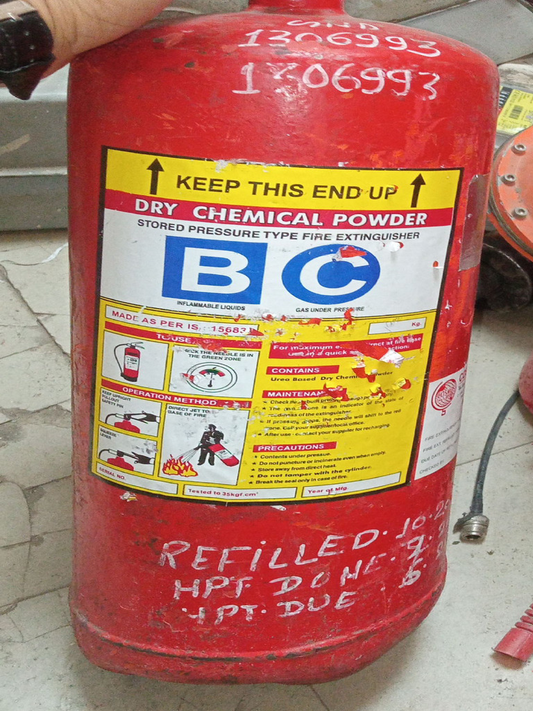 DCP Extinguisher C/R - 122 | PDF