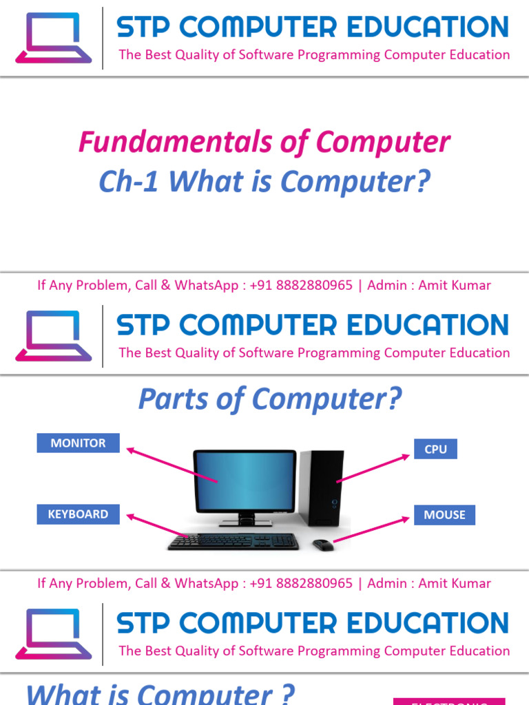 Ch-1 What Is Computer | PDF