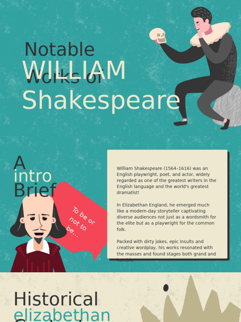 Notable Works of William Shakespeare | PDF | William Shakespeare ...