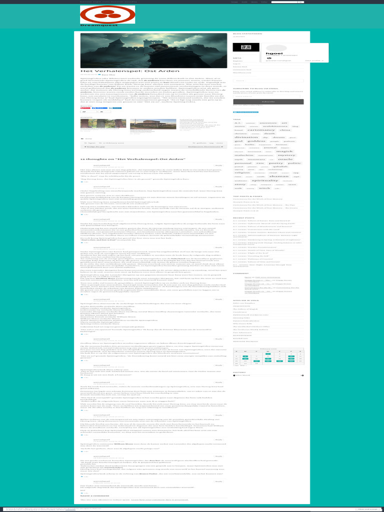 006 Het Verhalenspel: Ost Arden - Dreamquest | PDF