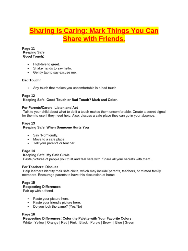 Social and Emotional Learning | PDF | Color