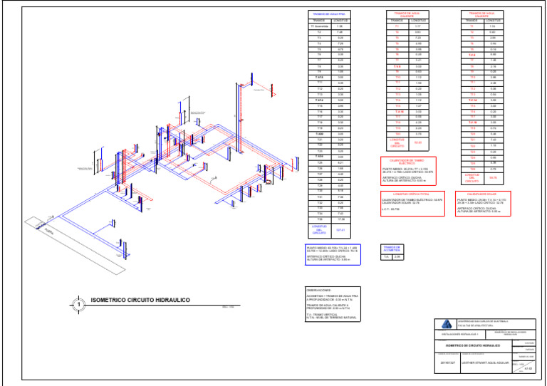 Isometrico + Planilla | PDF