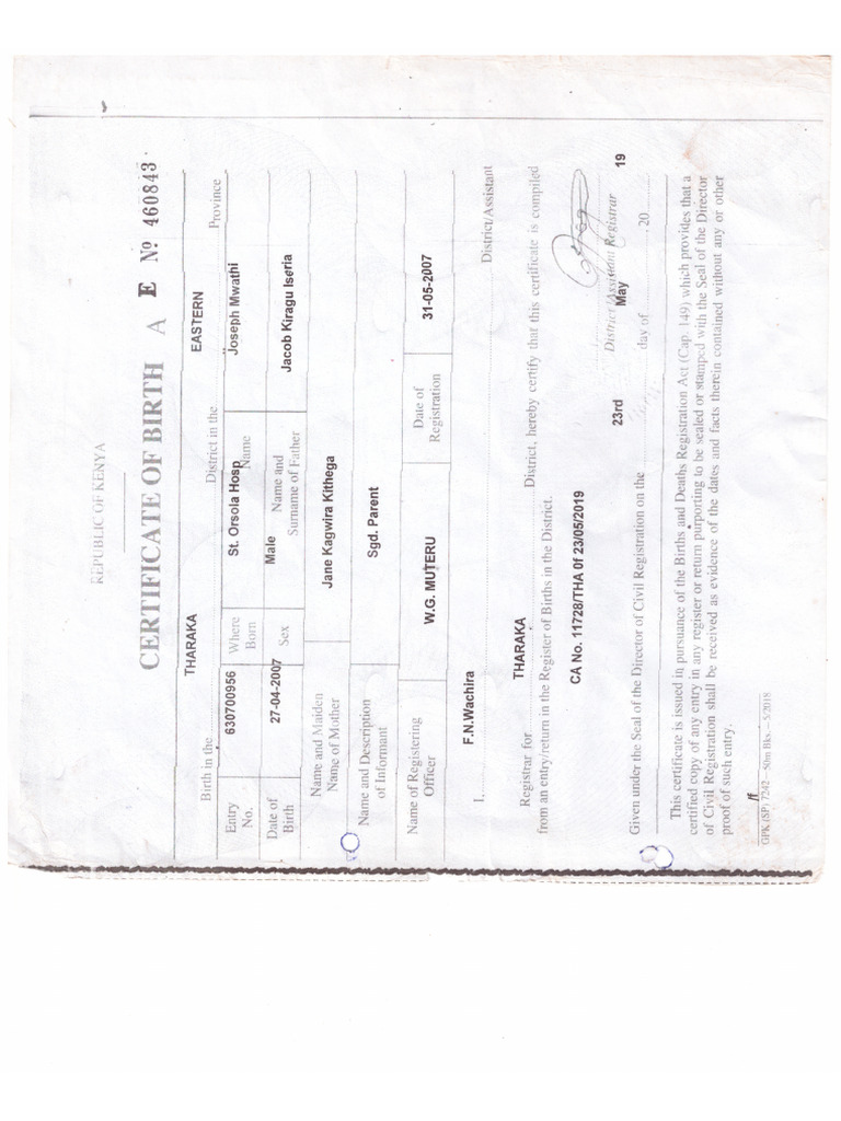 Mwathi | PDF