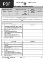 Final Pre-Assessment Moderation Tool 27-11-24 | PDF | Human ...