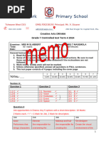 Grade 8 C.A June Memo | PDF