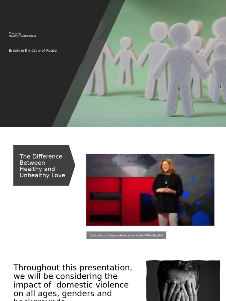 Choosing Healthy Relationships | PDF | Domestic Violence | Psychology