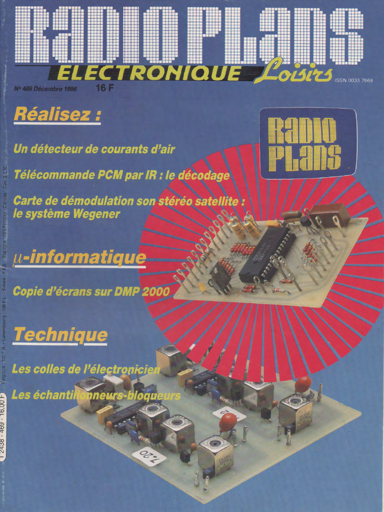 Radio Plans No469 Decembre 1986 | PDF