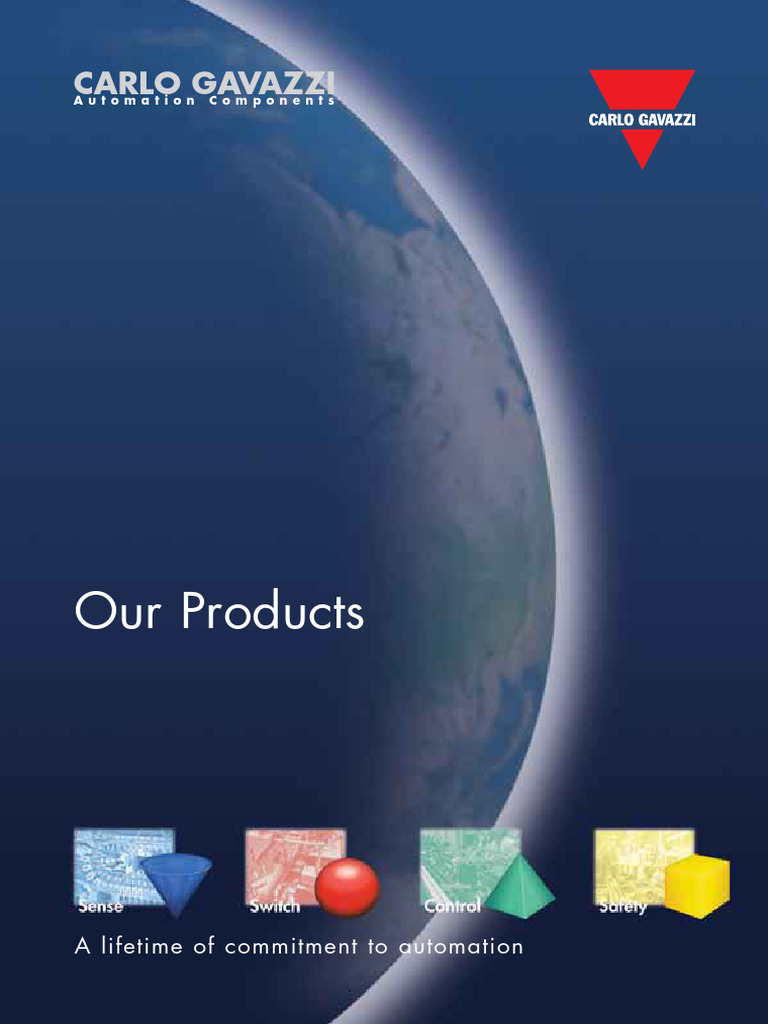 CARLO GAVAZZI. Automation Components. Our Products. A Lifetime of ...