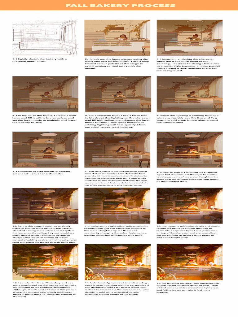 Fall Bakery Process MaxineVee | PDF