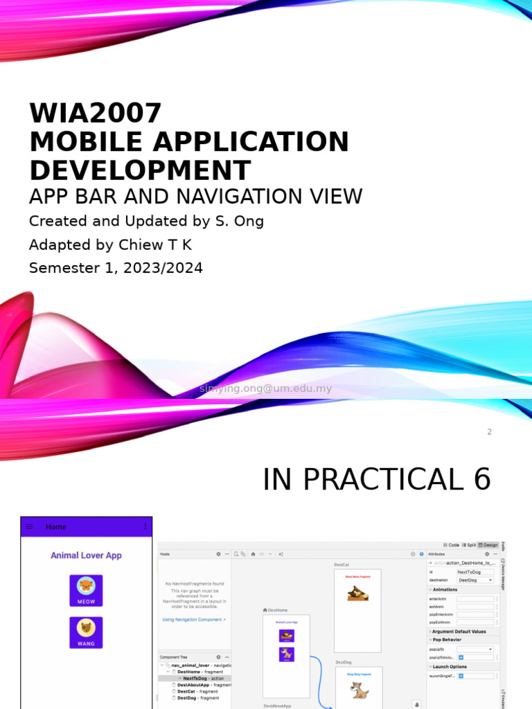App Bar and Navigation | PDF | Menu (Computing) | Mobile App
