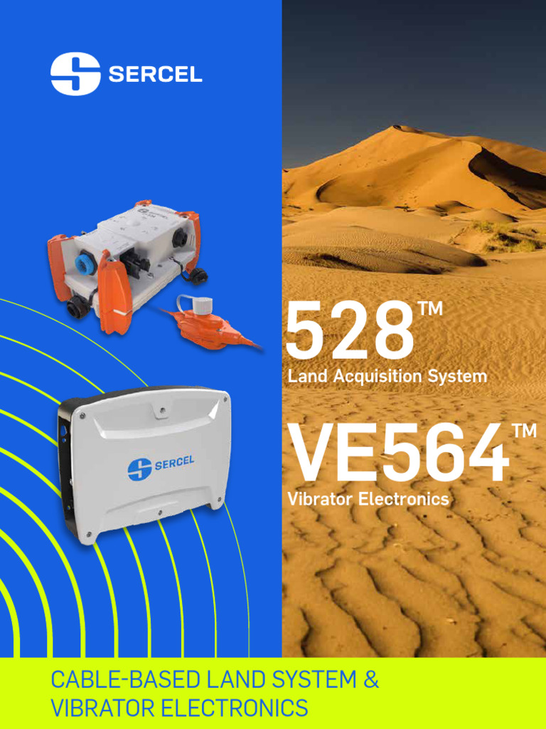 528_VE564_brochure_Sercel_EN | PDF | Reliability Engineering | Systems Engineering