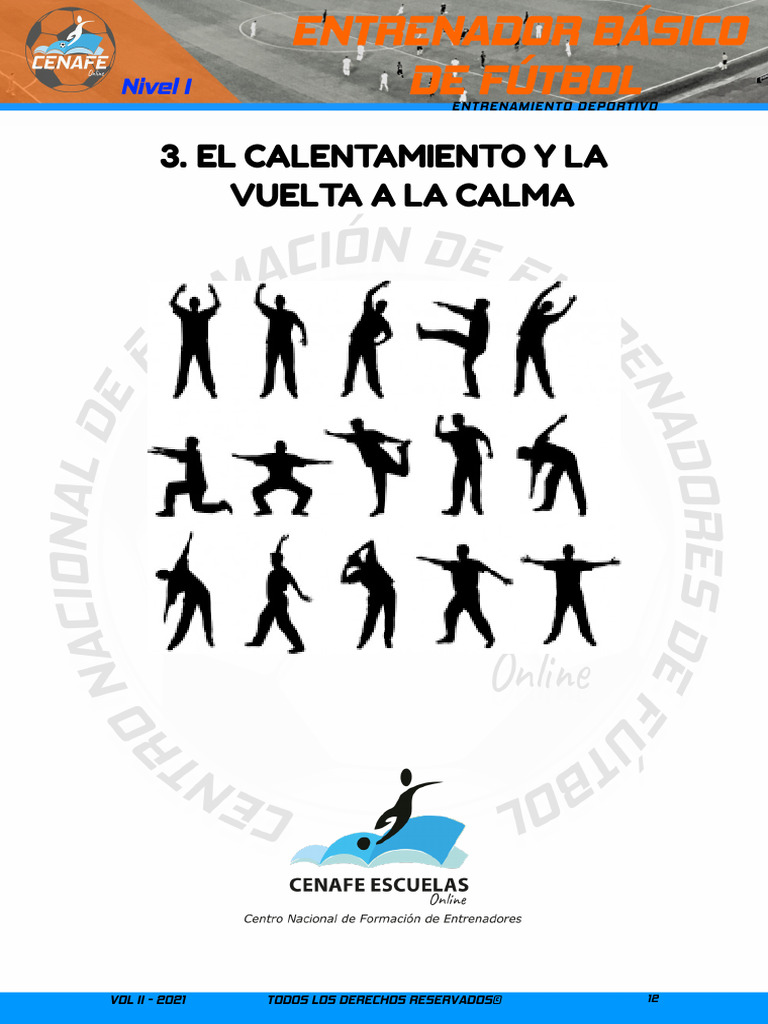 El Calentamiento Y La Vuelta A La Calma: Entrenamiento Deportivo | PDF | Flexibilidad (anatomía)
