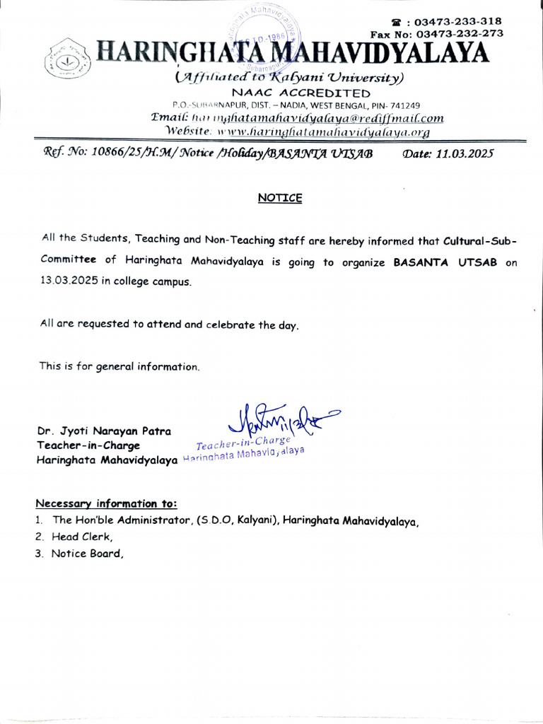 Basanta Utsab 2025 | PDF