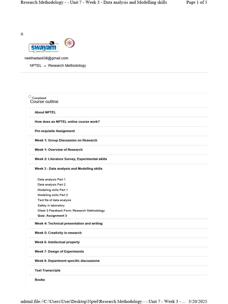 W3 | PDF | Estimator | Errors And Residuals