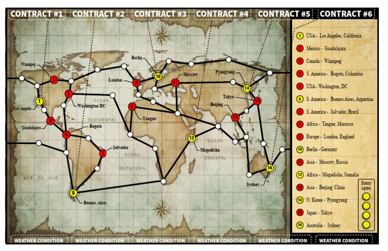 FINAL 11x17 World Map Game Board | PDF