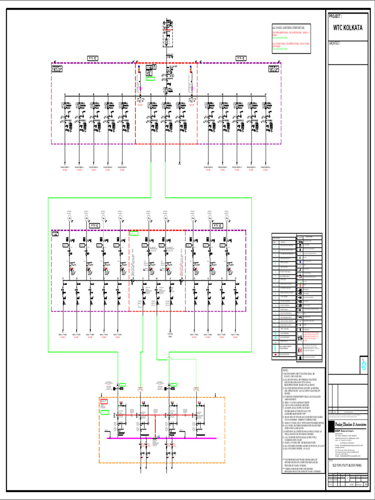 22.08.2024 - Master SLD - Tower-1-Utility Block Panel | PDF | Relay ...