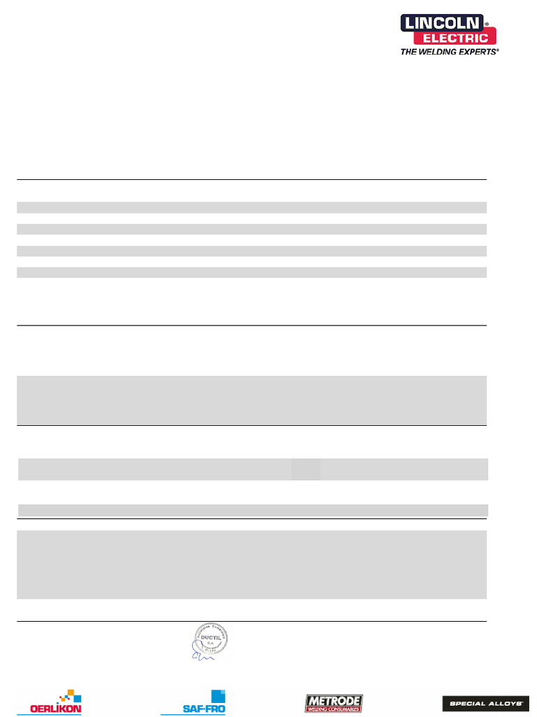 E8018-G Electrode Inspection Certificate | PDF | Chemical Elements | Metals