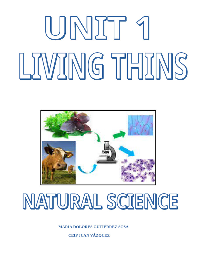 Unit 1 Living Things Maria | PDF | Cell (Biology) | Sexual Reproduction