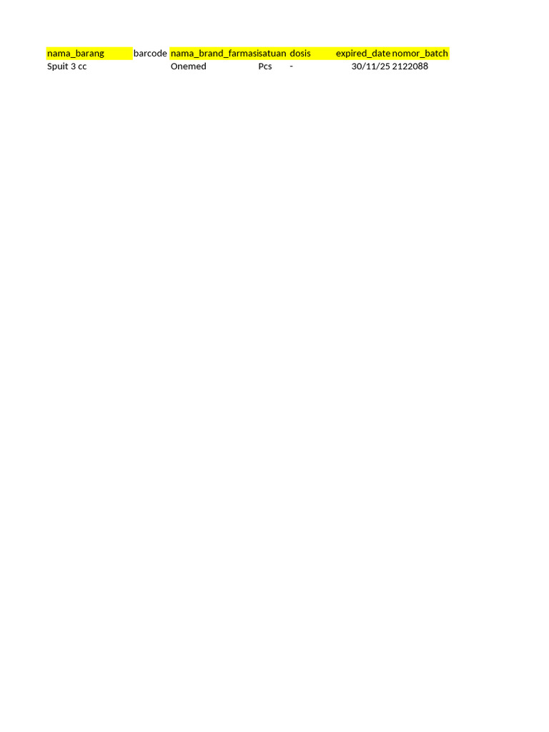 Upload 2. Template BHP | PDF