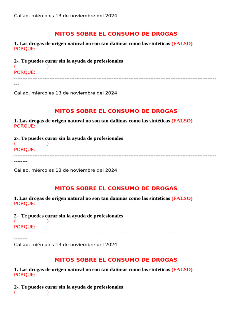 Diez Mitos | PDF