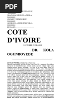 Côte D'Ivoire: From Pre-Colonisation To Colonial Legacy: Jean-Claude ...