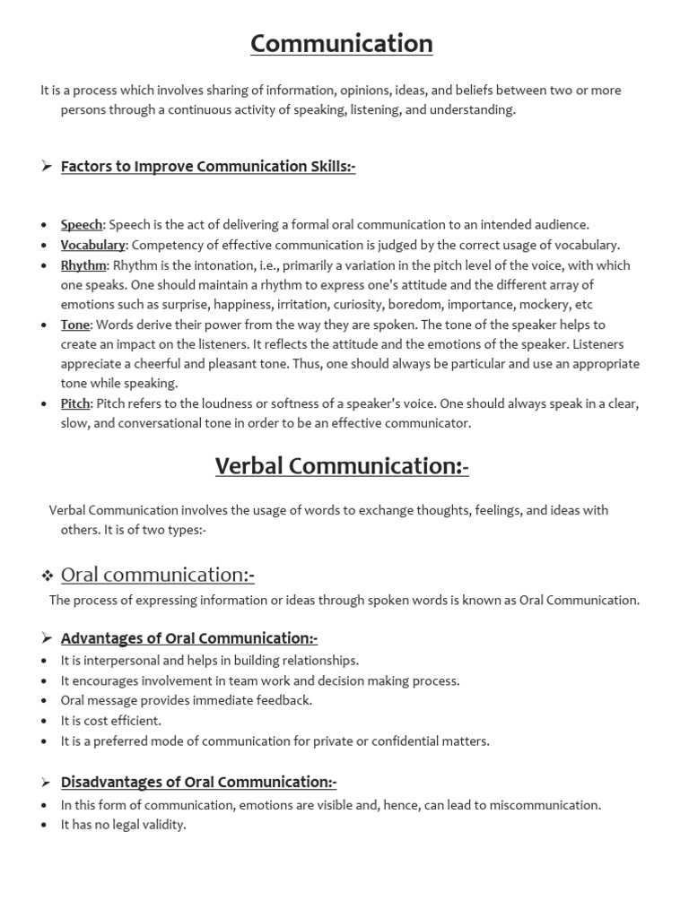 Essential Communication Skills Guide | PDF | Communication | Nonverbal ...